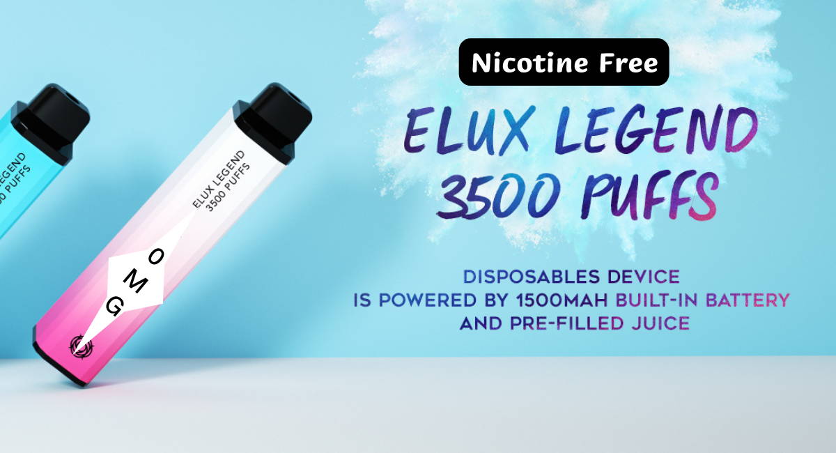 Elux Legend 3500 Puffs Disposable Vape 0mg Review - NewVaping