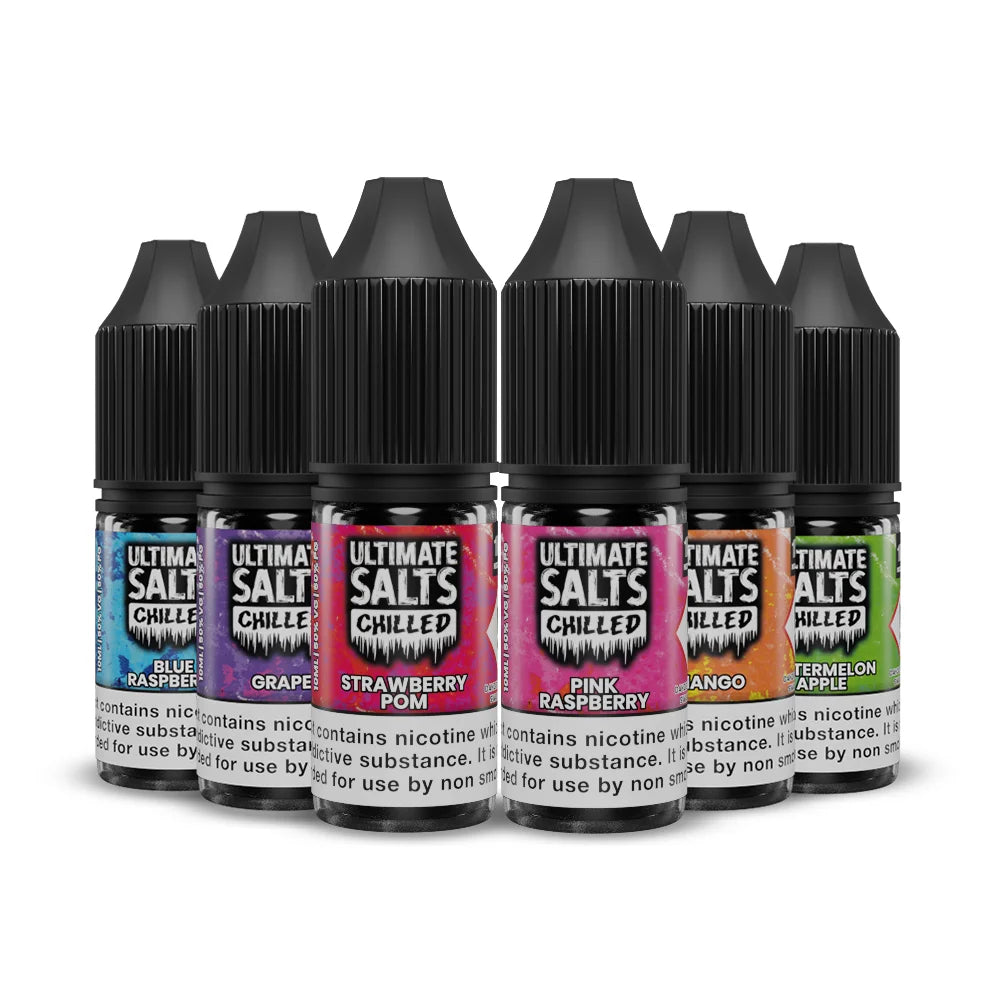 Ultimate Salts Chilled Range 10ml Nic Salt E-liquid - NewVaping